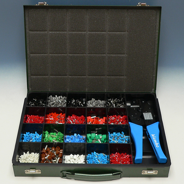 Assortiment Geïsoleerde Adereindhulzen in een metalen kist 910020 kopen ...