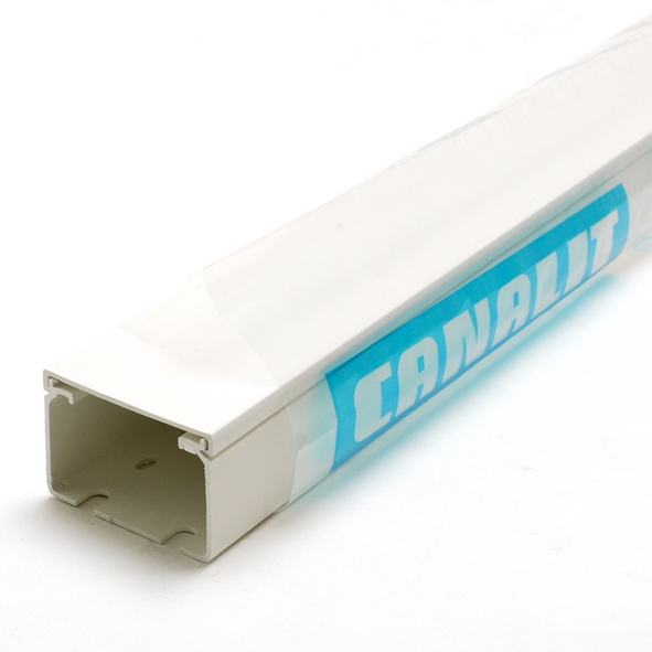 Canalit M5 130 60 WT kabelgoot folie 130X60WT R9010 wit 1M kopen? | Elektroshop.nl