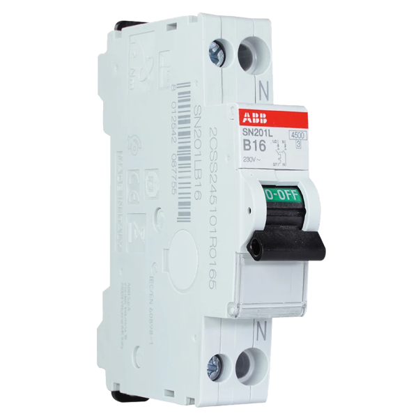 ABB SN201 L-B16 installatieautomaat kopen? | 1p+N B-16A - 2CSS245101R0165