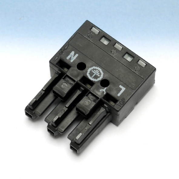 WAGO 770-203 STEKER FEMALE 3P ZWART kopen? | InstallatieBalie.nl