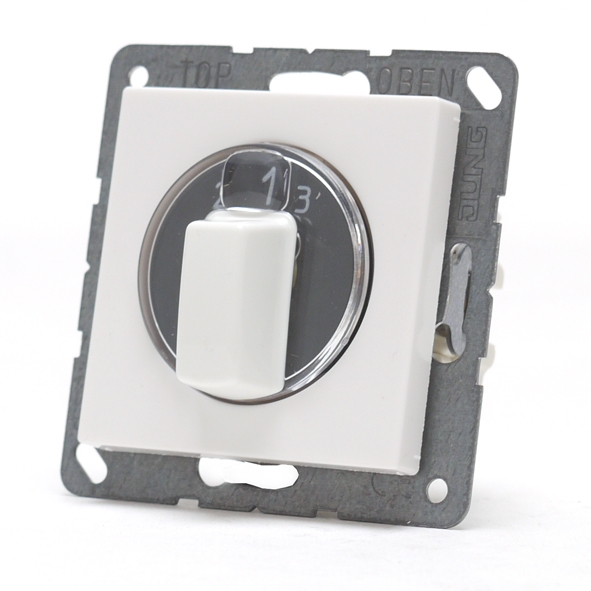 Jung AS500 ventilatorschakelaar met 3-standen kopen? | A1504.10NWW