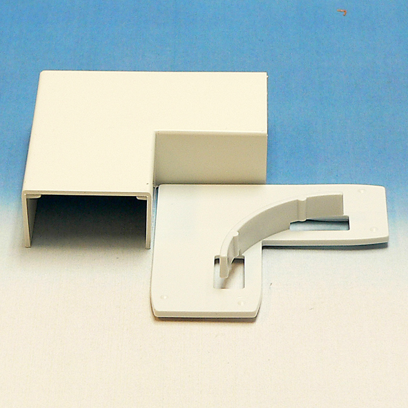 FW25 Haaks hoekstuk wit voor kabelgoot P25 wit Attema kopen ...