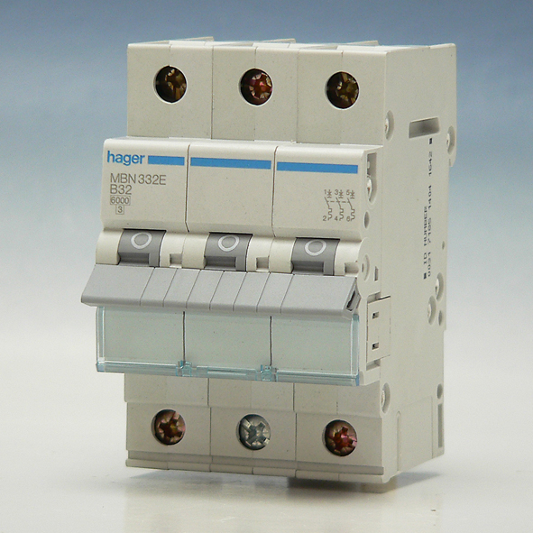 Hager Installatieautomaat 3-P B63A 6kA MBN363E kopen? | InstallatieBalie.nl
