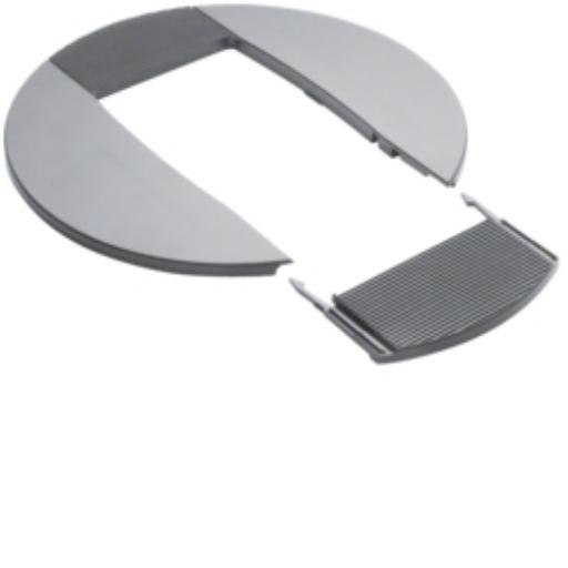 Plafondrozet dubbele zuil 80mm RAL7035 lichtgrijs kopen ...