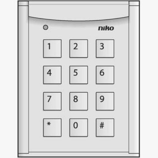 NIKO toetsenbord CODEKLAVIER (10-901) kopen? | Elektroshop.nl