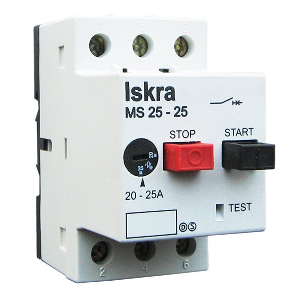 Motorbeveiliging MS25 20-25A 3p kopen? | InstallatieBalie.nl