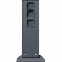 Gira Energiezuil 3x leeg L=491mm IP44 antraciet 134528 kopen ...