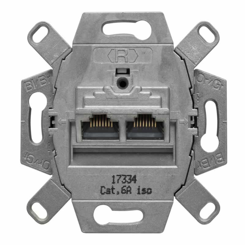 Data cat6A 2 x 8 polig RJ45 Ruthenbeck UAE CAT6A IS088 (UAECAT6AIS088 ...